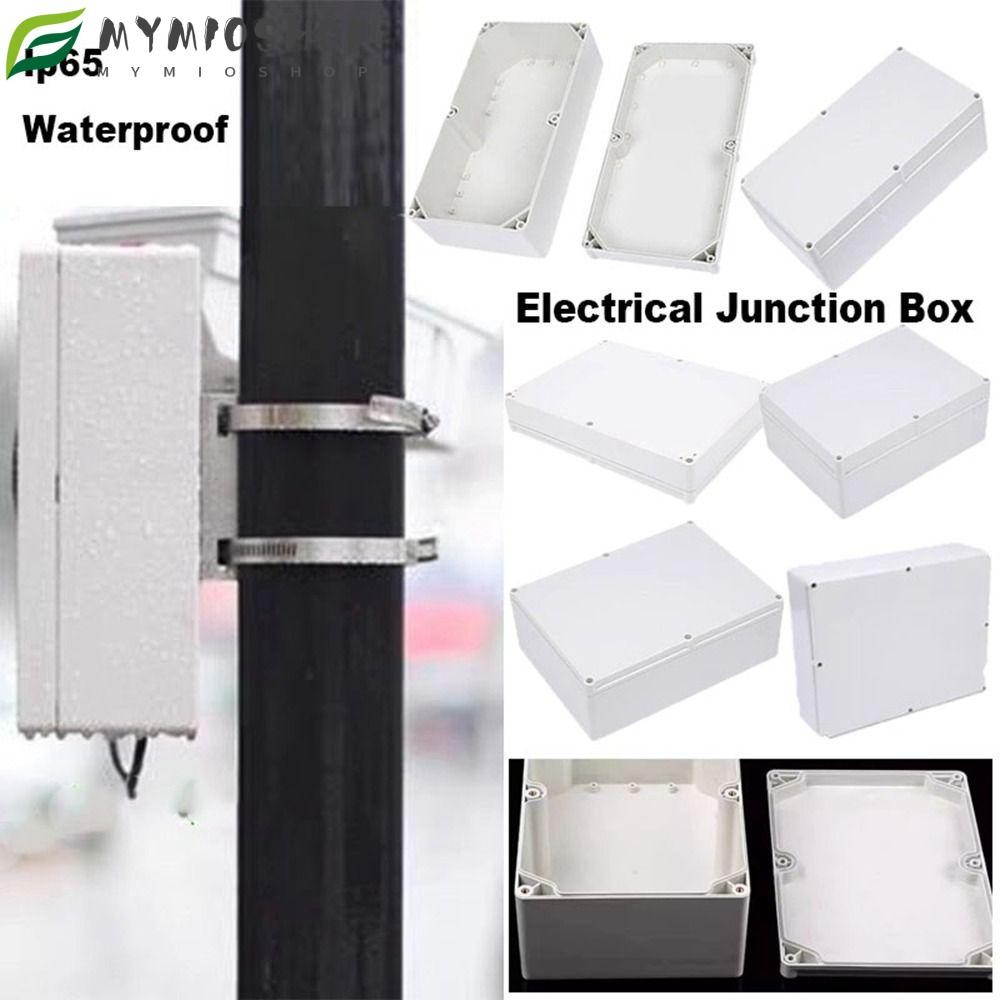 MIOSHOP Outdoor Project Box, Waterproof Plastic ABS Electrical Junction ...