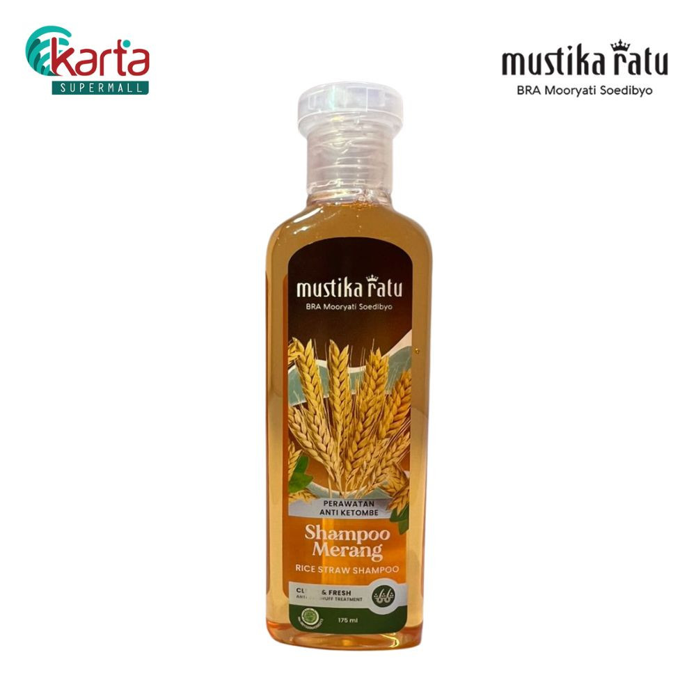 Mustika Ratu Shampoo Merang (Rice Straw) Anti-Dandruff Treatment (175ml ...