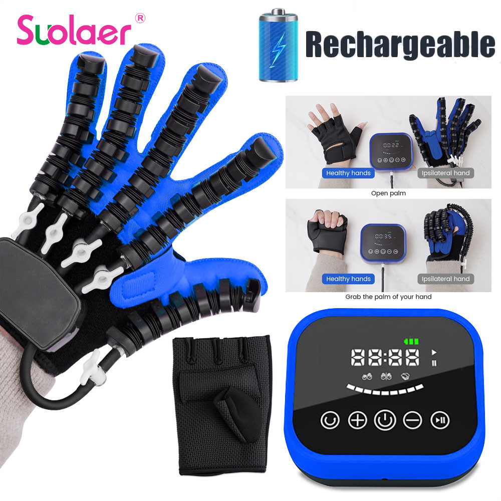 Suolaer Rehabilitation Robot Glove Hand Finger Intelligent Massage ...