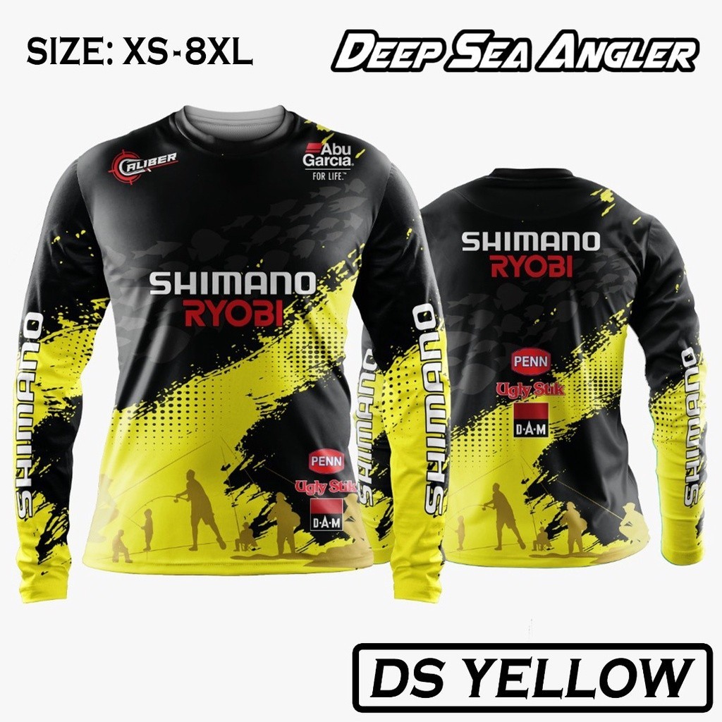 (JJ) Baju Pancing DEEP SEA Edition Fishing Jersey Sublimation | Clothes ...