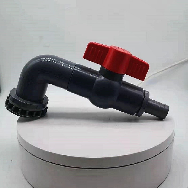 Fish Tank Bottom Drain Valve Strong Drain Pipe Fittings Bottom Filter ...