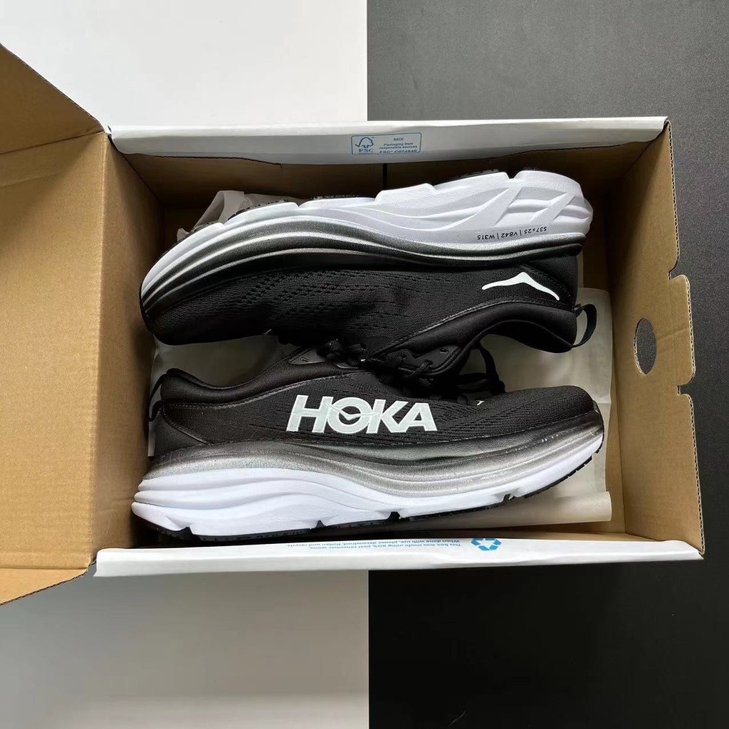 2023New Ready stock HOKA ONE ONE Bondi 8 Shock Absorption Running Shoes ...