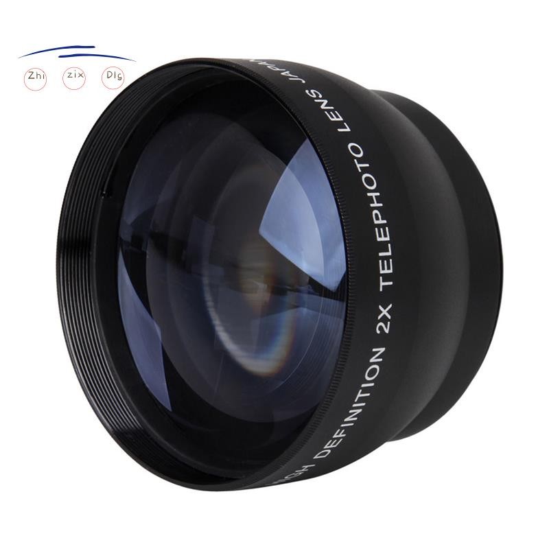 52mm 2X Magnification Telephoto Lens for Nikon AF-S 18-55mm 55-200mm ...