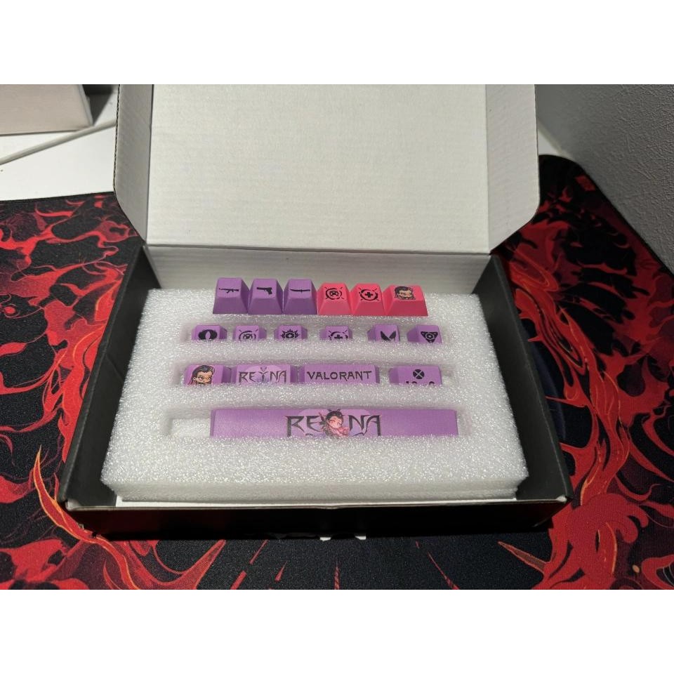 Reyna Keycap Cherry/OEM Profile 11/14 Keys Five-sided Sublimation Cute ...