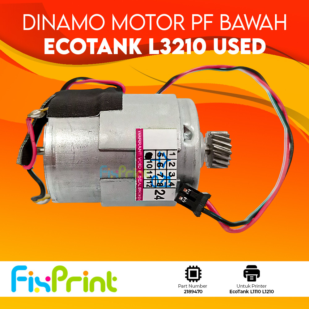 Dynamo Motor PF Bottom Epson L1210 L3210 Used Dynamo PF Printer EcoTank ...