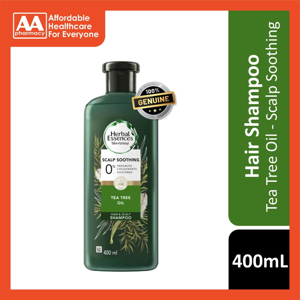 Herbal Essences bio:renew Shampoo (Tea Tree Oil - Scalp Soothing) 400mL | Shopee Malaysia