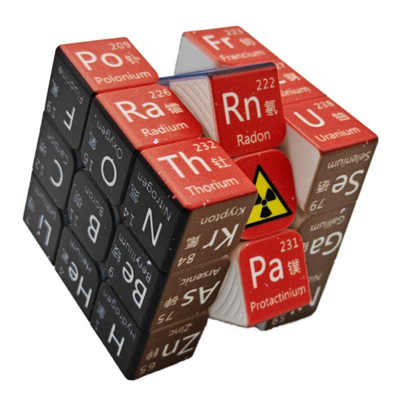 AmigoCube 3x3 Magic Cube Periodic Table Printed Stickerless for ...