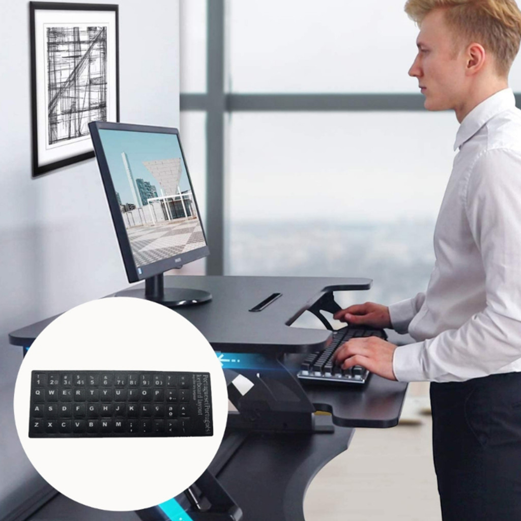 Keycap Stickers for Keyboard 2pcs Keyboard Stickers Faded Letter ...