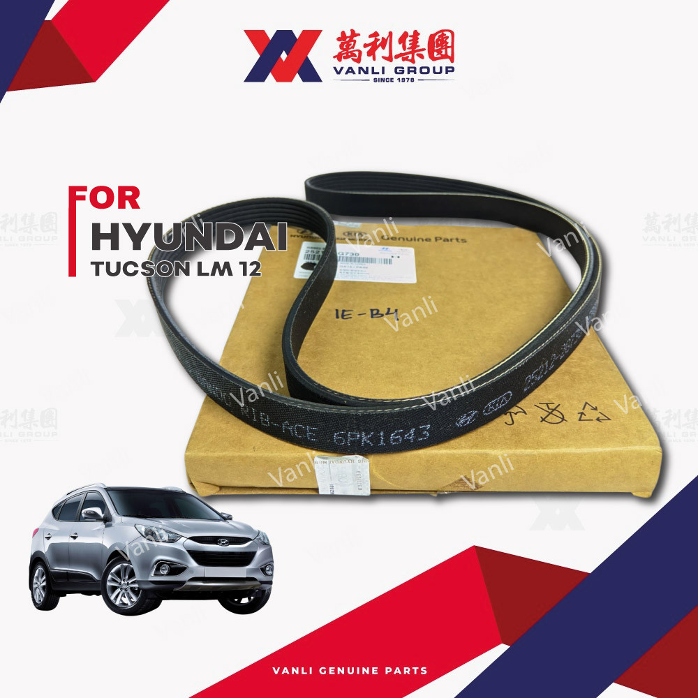 Hyundai Kia Original Fan Belt 6PK1645 For Hyundai Tucson LM 12 - 25212 ...