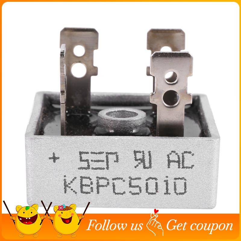 Single Phase Diode Bridge Rectifier 50A 1000V KBPC5010 New | Shopee ...