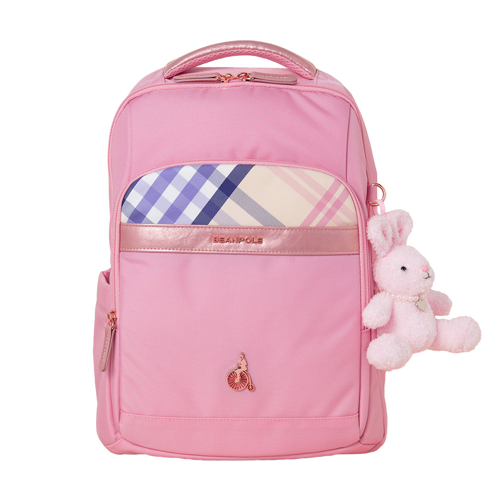 Beanpole Core Checkered Girls Backpack (Pink) | Shopee Malaysia