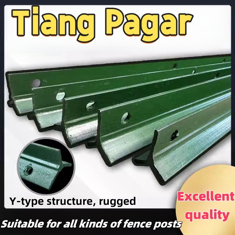 1.5m 1.7m 2m 2.5mFence Posts3mm thickness Pagar Cyclone Fence Column ...