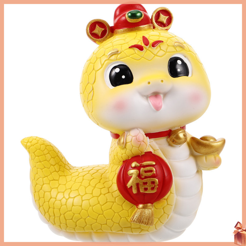 Animals Snake Money Box Statue Bank for Girls Chinese Decorations Kids ...