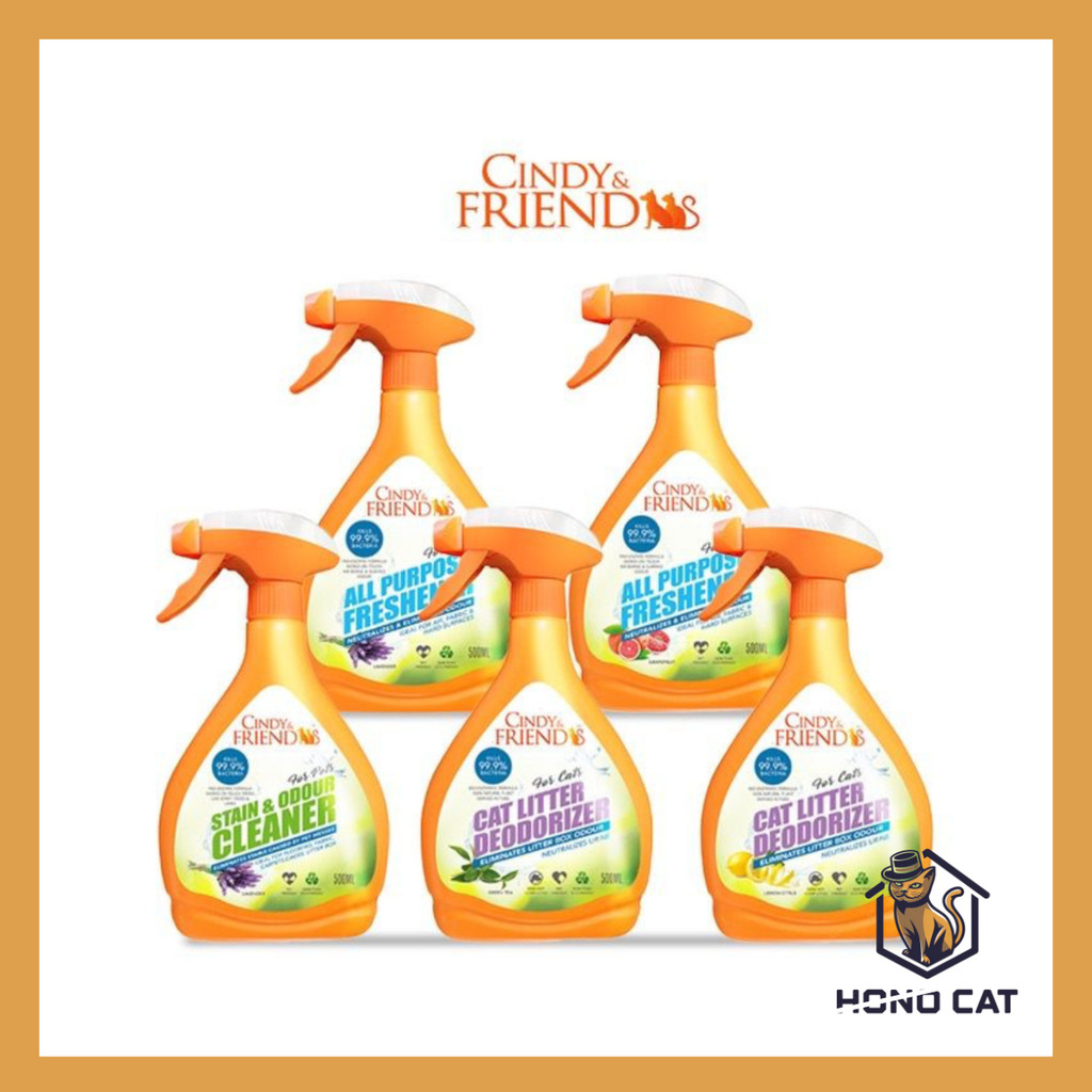 Cindy & Friends Cat Litter Deodorizer Powder / All Purpose Freshener ...