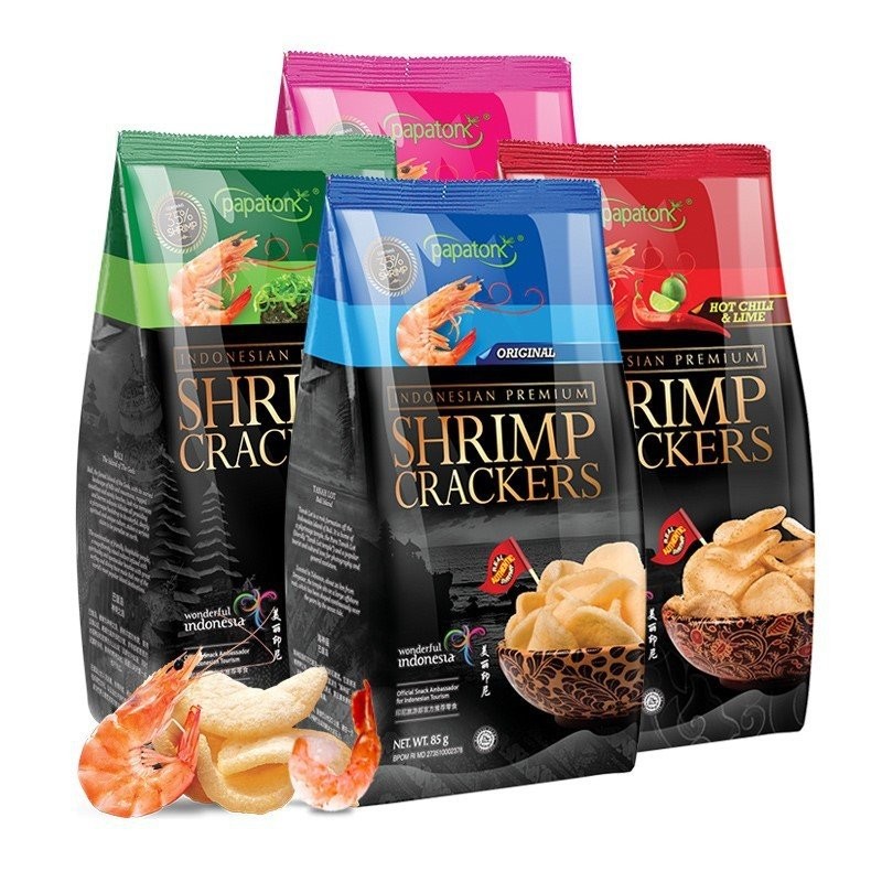 Indonesia Imported Papatong Shrimp Chips Seafood Shrimp Chips ...