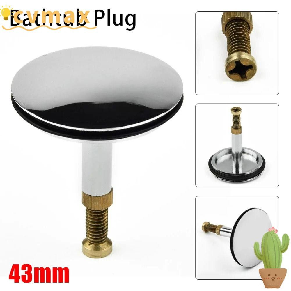 CYMX 1Pcs Bath Stopper, Adjustable Only Flat Seal Bathtub Plug, Pop Up ...
