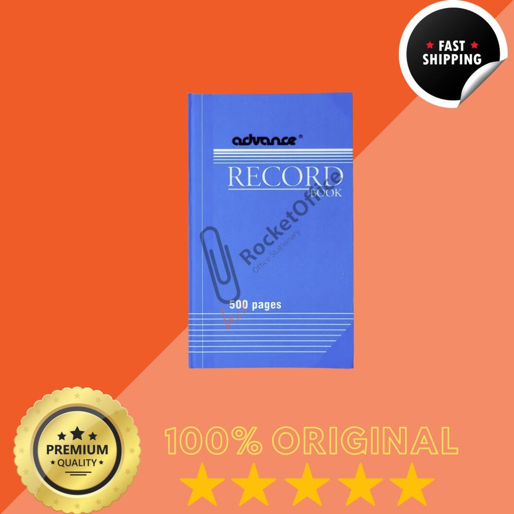 Advance Record Book Log Book Notebook 500 Pages | Shopee Malaysia