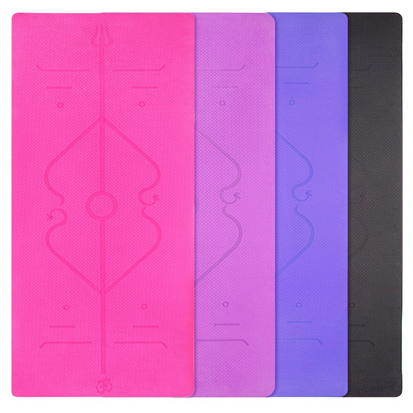 yoga mat yoga map Tikar yoga TPE, tikar kecergasan, tikar perlindungan ...