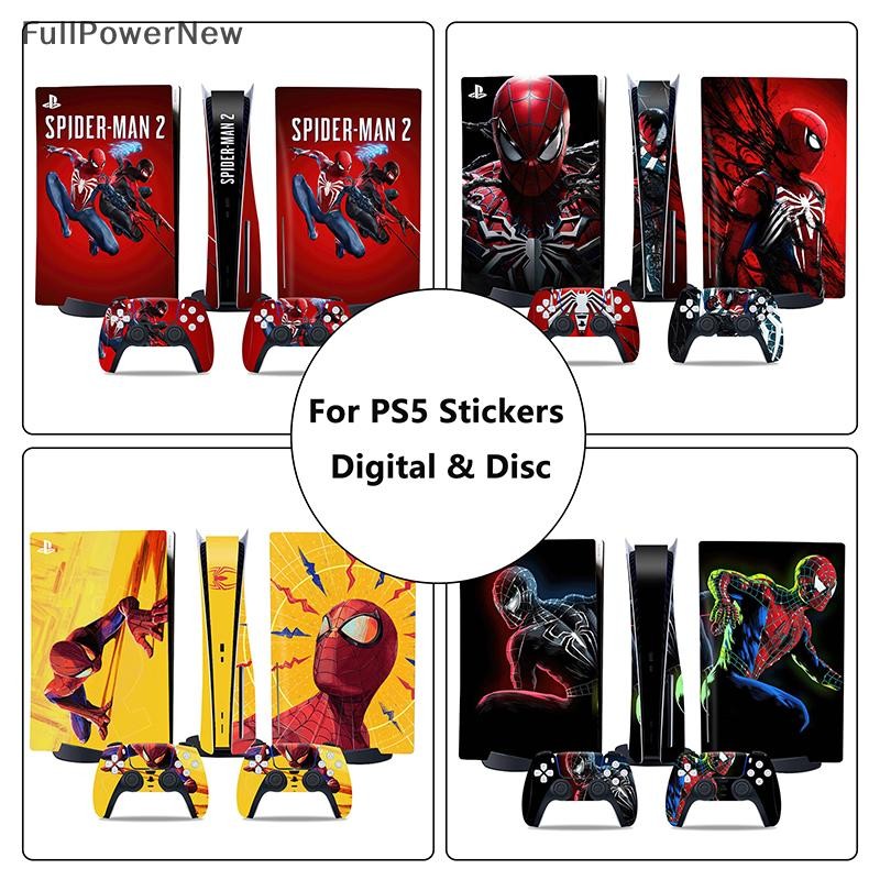 Full Vinyl Cover Skins For Playstation 5 Console Superhero Skin Wraps ...
