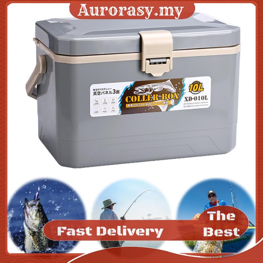 Fishing Box Camping Cooler Box 10L Live Fish Bucket Car Ice Bucket Live ...