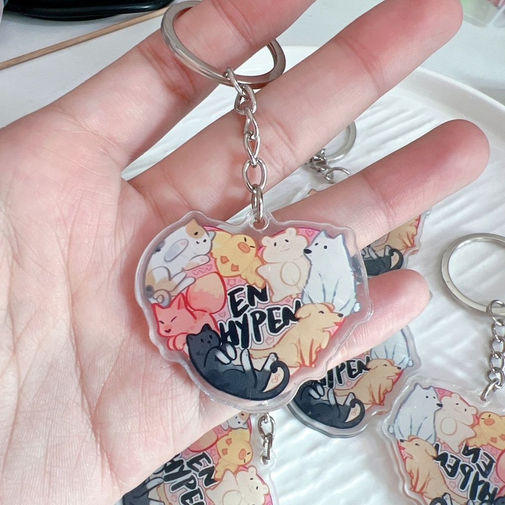 Enhypen Japanese Merchandise Key Ring Pendant Acrylic Enhypen Big Lady ...