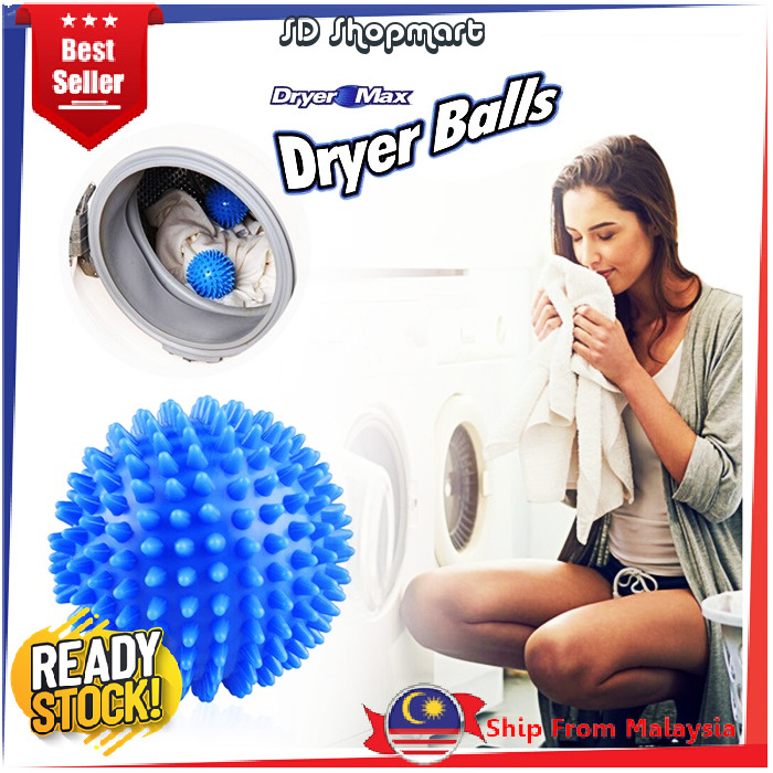 AKS HomeNest (2 pcs) Dryer Balls Laundry Balls for Washing Machine ...