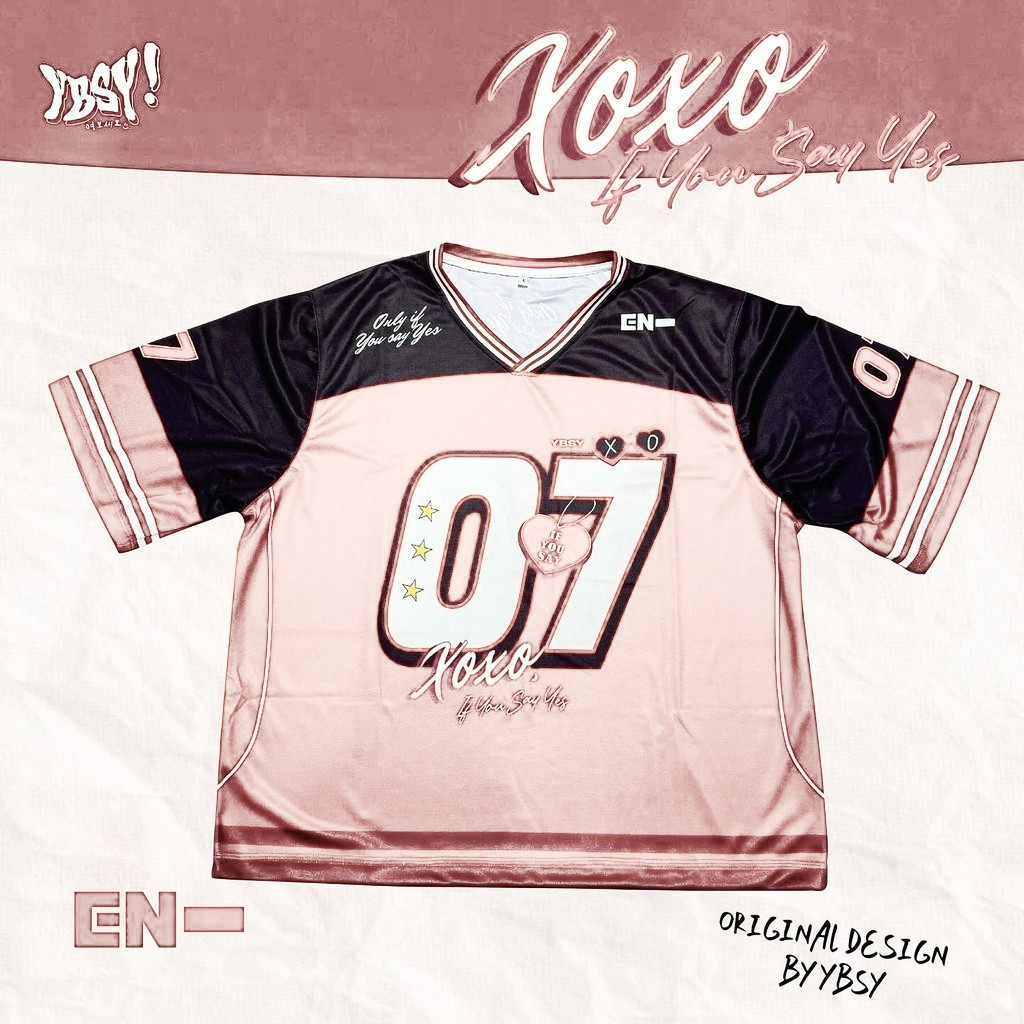 NEW! Enhypen Jersey - X.O EN- Special Jersey for Your Romantic Era If ...