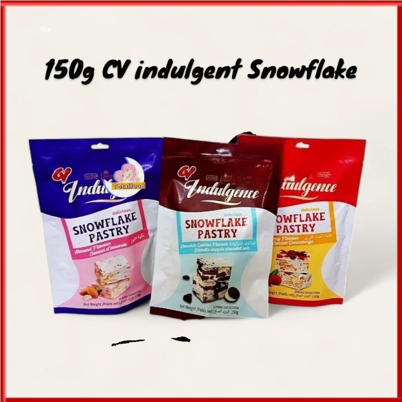 150g CV Indulgent Snowflake/ Nougat (almond /cranberry/ Chocolate ...