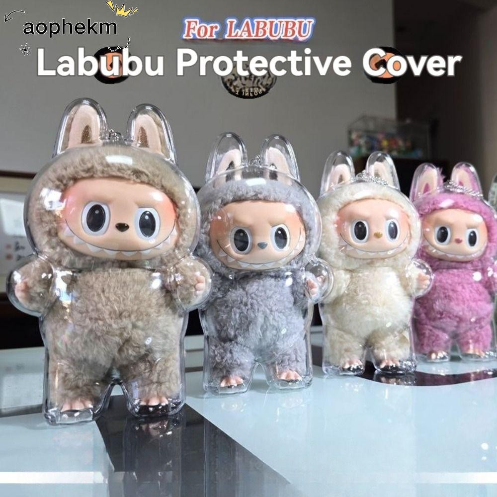 AOPHEKM Labubu Protective Cover, Transparent Acrylic Labubu Protective ...