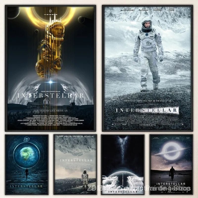 INTERSTELLAR Poster Fancy Poster Wall Sticker for Living Room Bar ...