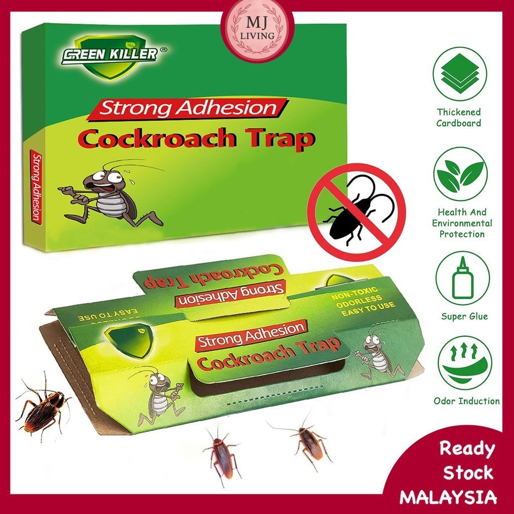 Cockroach Trap Lizard Cockroach Poison Extra Strong Sticky Glue Insect ...