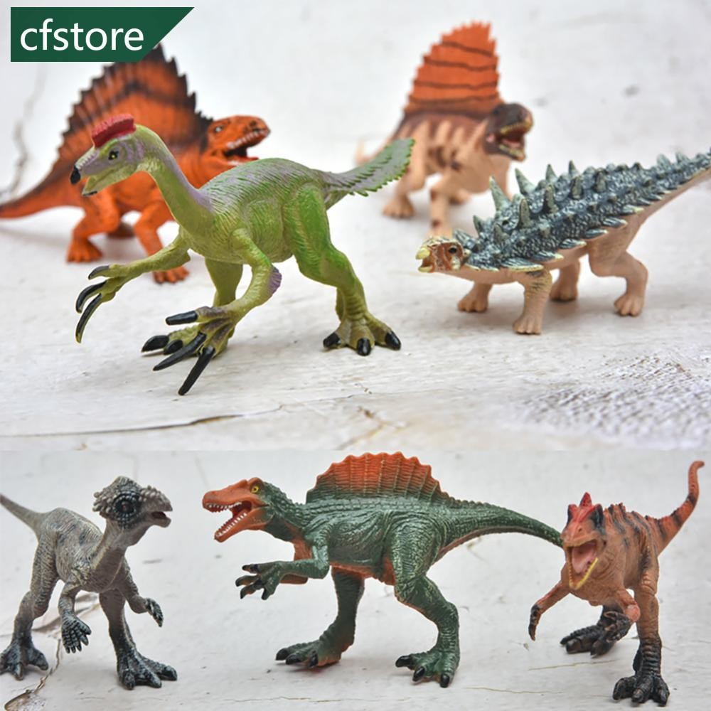 CFSTORE 1pc 15cm Small Dinosaur Model Toy Jurassic Tyrannosaurus Raptor ...