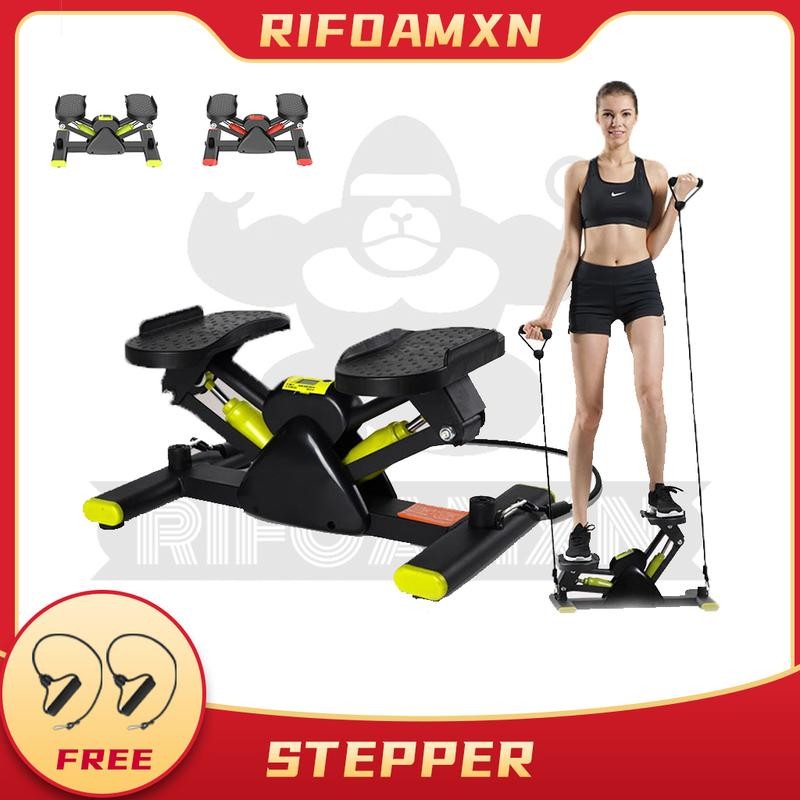 【RIFOAM】V-shaped step pedal exerciser Mini step machine with drawstring, aerobic pedal, side ...