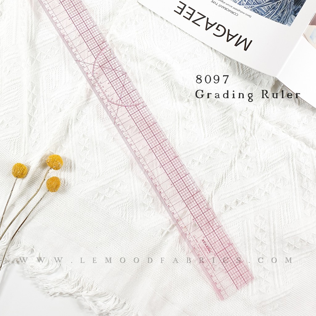 Original Kearing Fashion Design Ruler Pembaris Jahitan Soft Metric ...