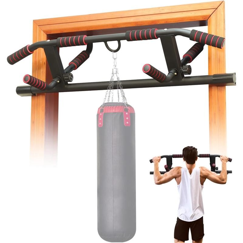 Pull Up Bar for Doorway，Adjustable Width Indoor Exercise Bar，Multi-Grip ...