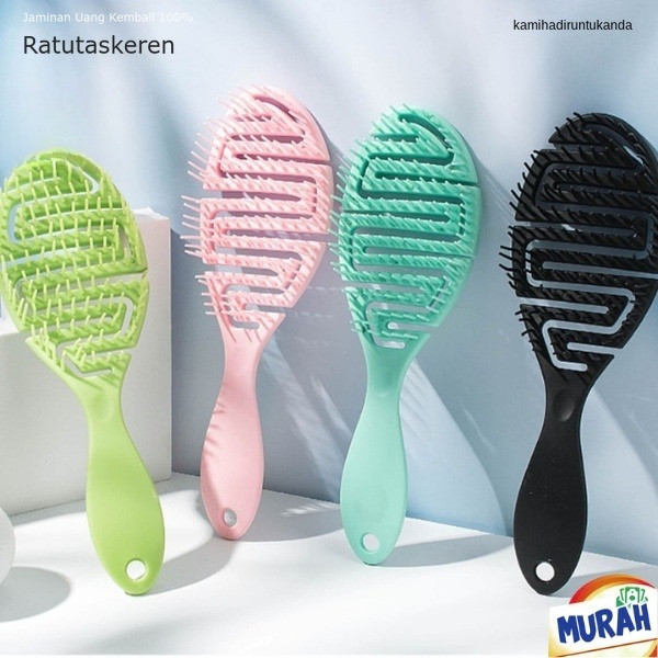 RIK SS15 Women's Anti-Tangle Hair Comb Premium Large Rare Comb Cool Dry ...