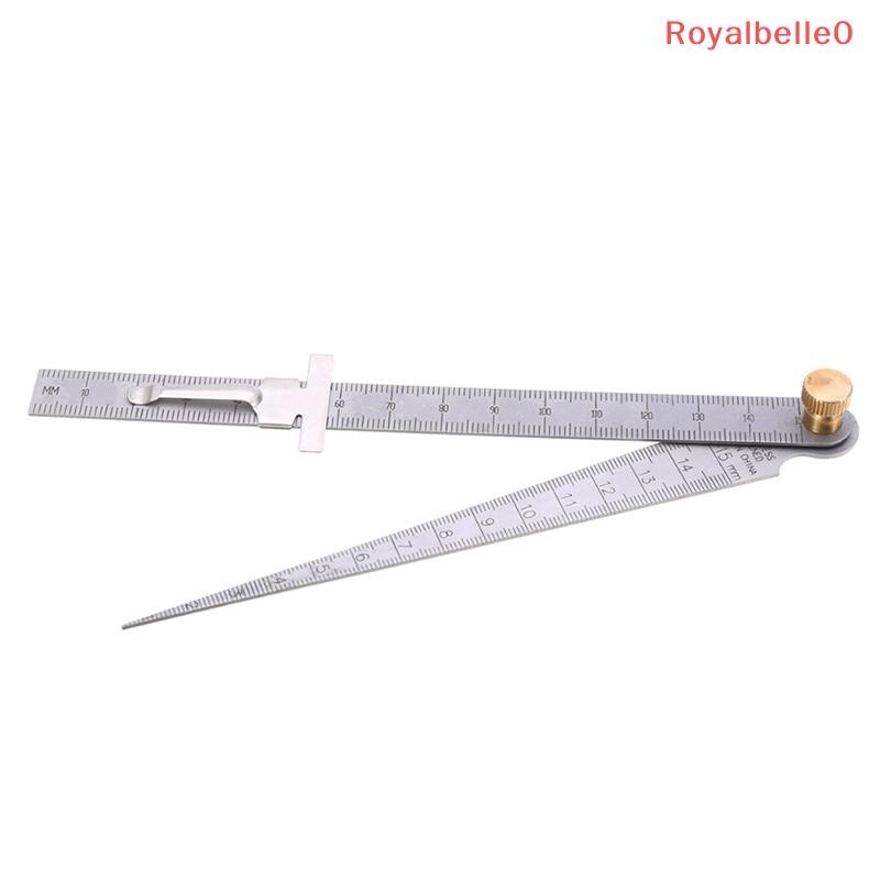 {Royalbelle0} Wedge Taper Ruler Stainless Steel Welding Taper Feeler ...