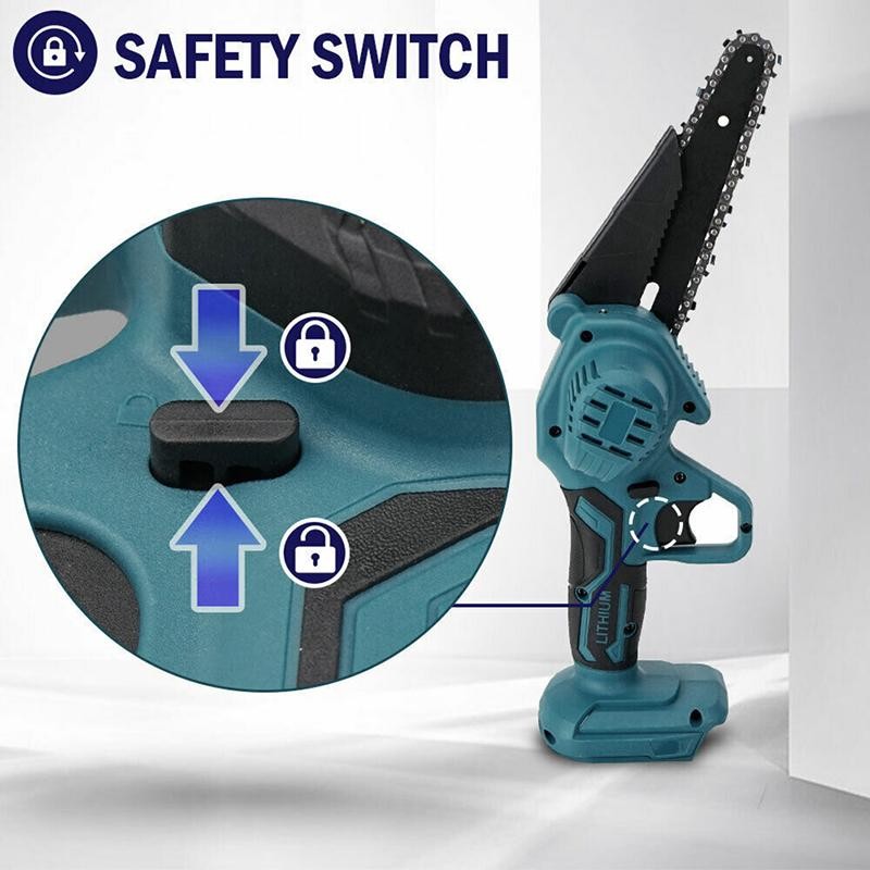 POSSBAY 6 Inch Mini Electric Chainsaw Rechargeable Wood Cutter Tree ...