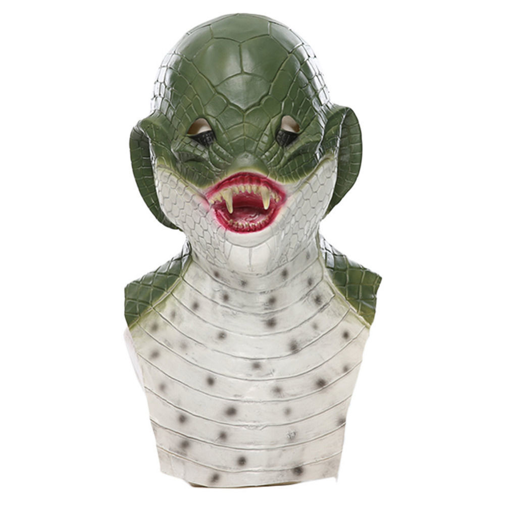 Halloween Zodiac Snake Head Mask Horror Monster Animal Cobra Demon ...