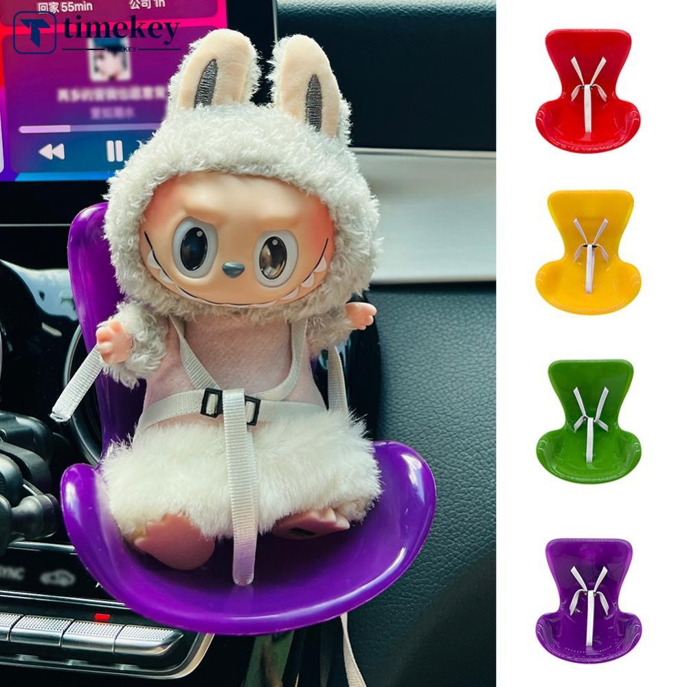 TIMEKEY (NO Doll) Car Doll Safety Seat OB11 Labubu Cartoon Chair Car ...