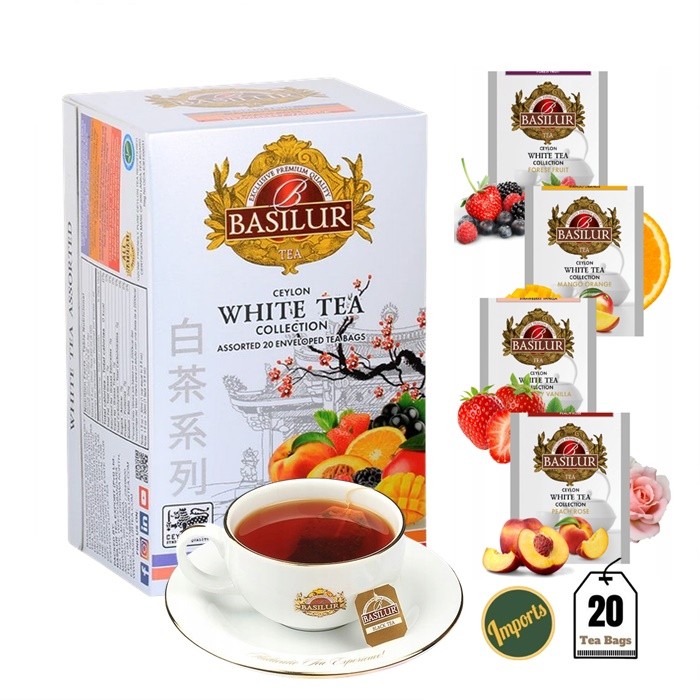 Fresh White Tea Fruit Energy Health Hot Cold Drink Flavor Peach Rose ...
