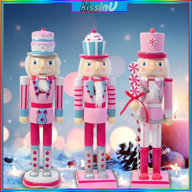 kiss Merry Christmas Decorations Nutcracker Figurine Soldier Puppet ...