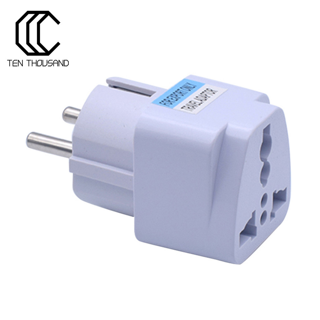 Universal Portable Travel UK US AU to EU AC Power Socket Plug Adapter ...