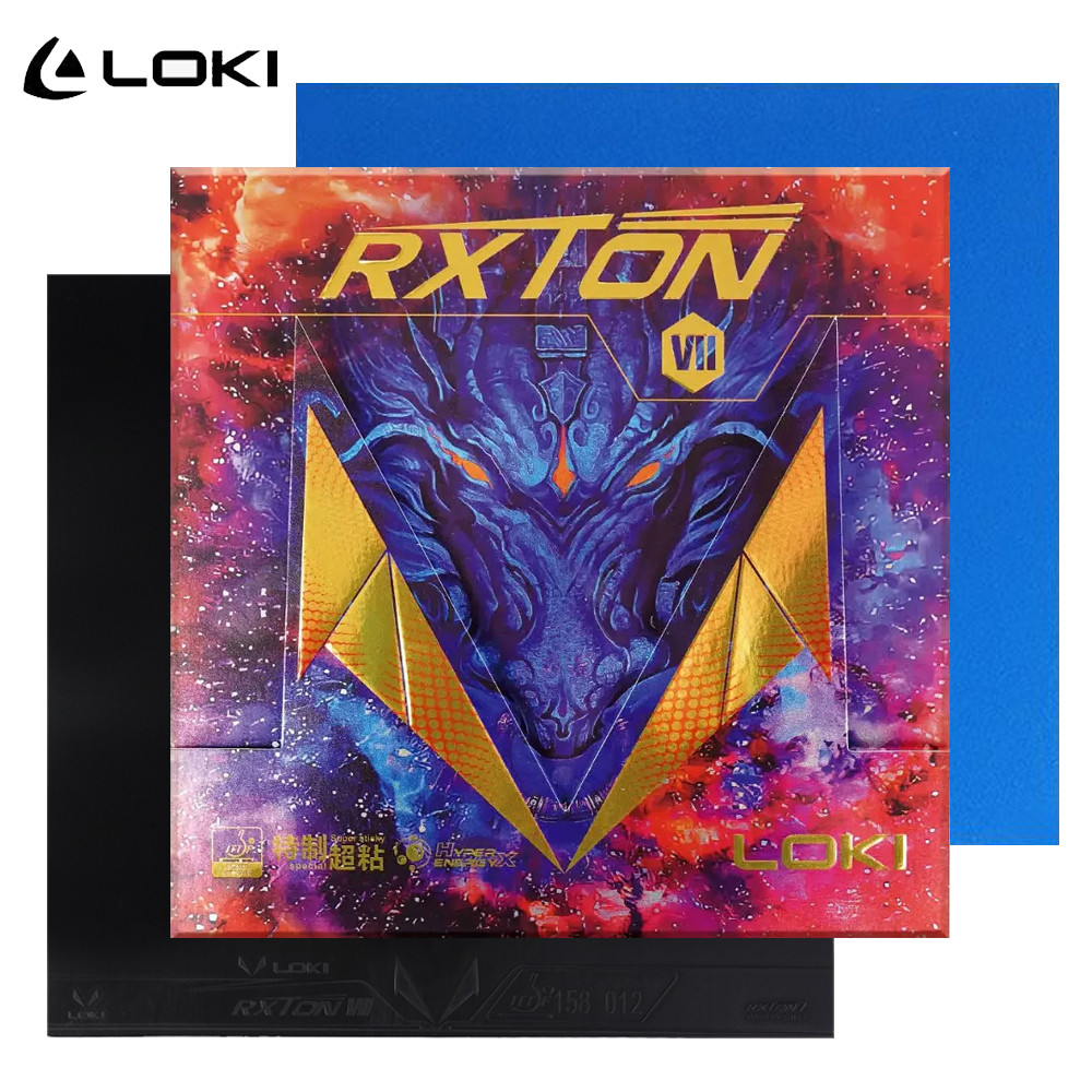 Original LOKI RXTON VII Table Tennis Rubber Super Sticky RXTON 7 Blue ...