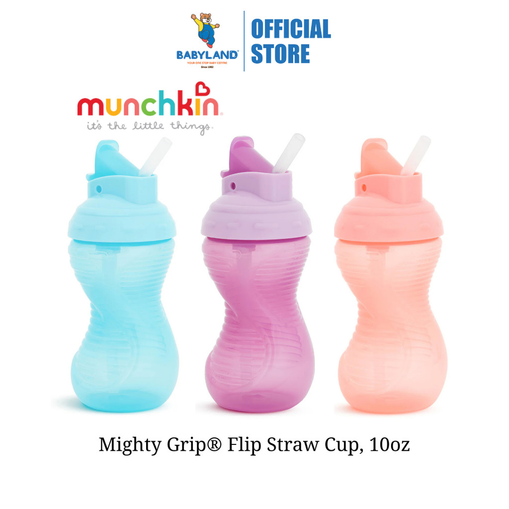 Munchkin Mighty Grip® Flip Straw Cup, 10oz (12m+) | Shopee Malaysia