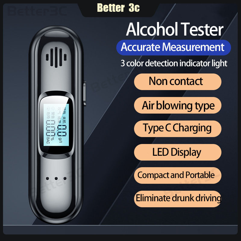 Air blowing Alcohol Detector Accuracy Breathalyzer with detection ...