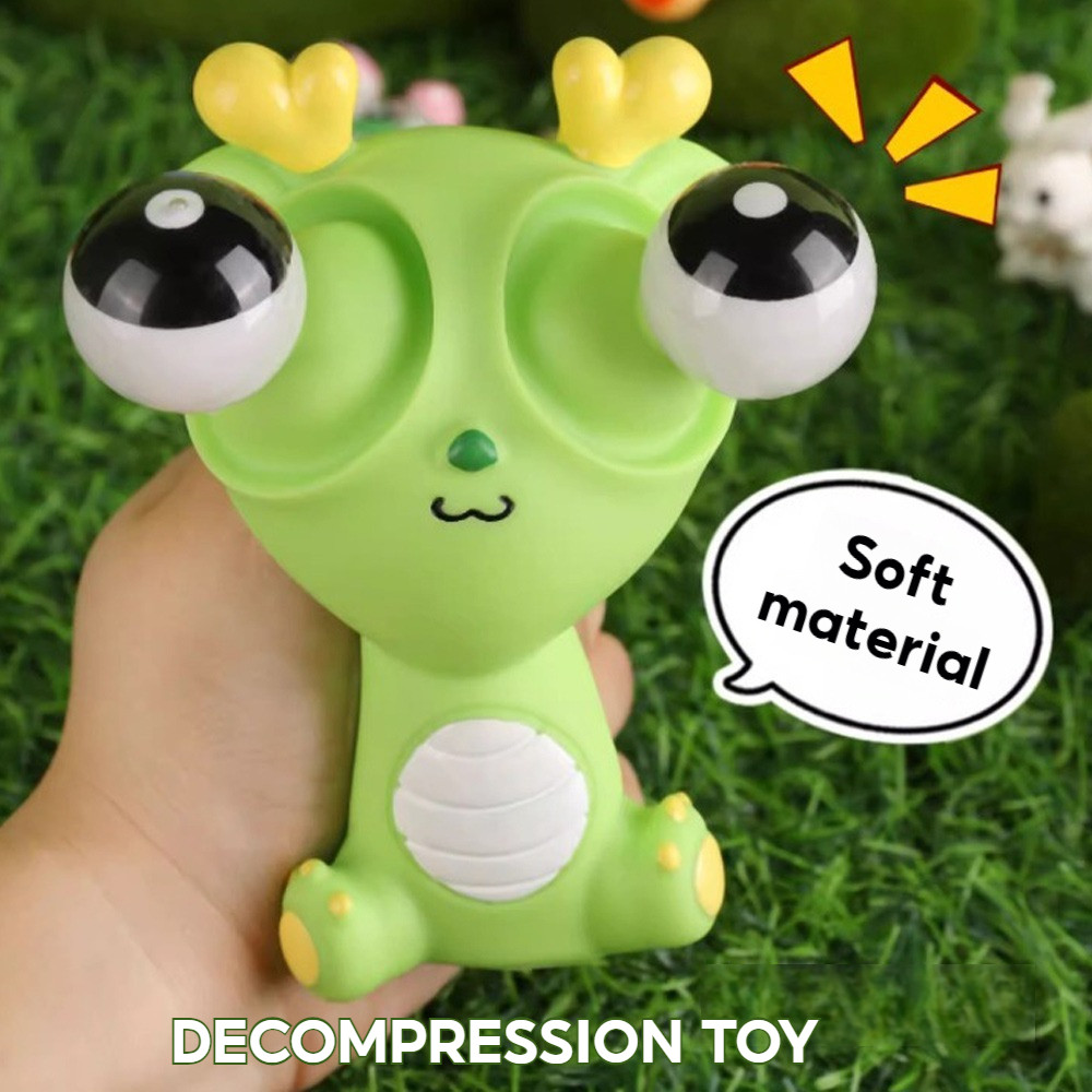 Decompression Burst Eye Dragon Cute Squishy Toys Mini Animal Funny ...
