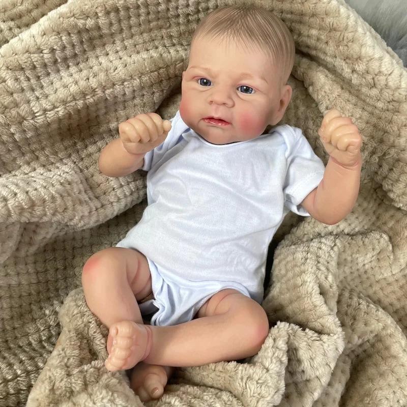 17Inch Already Painted Bebe Reborn Doll Elijah Newborn Doll Handmade ...