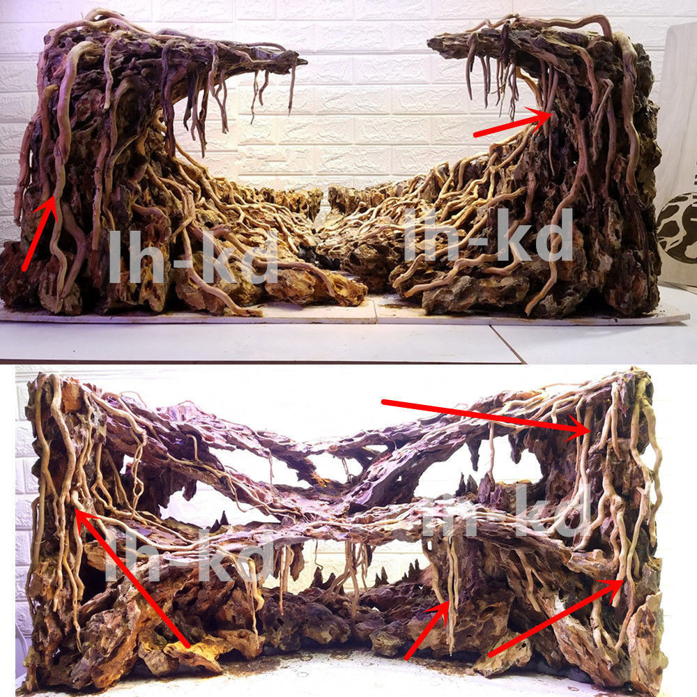 Sky City Fish Tank Scenery Decoration Package Aquarium Landscaping ...