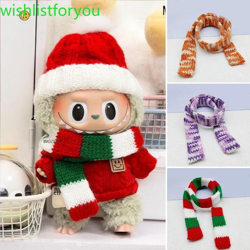 For Labubu V1 V2 Idol Doll Outfit Accessories 45x2.5cm Mini Knitting ...